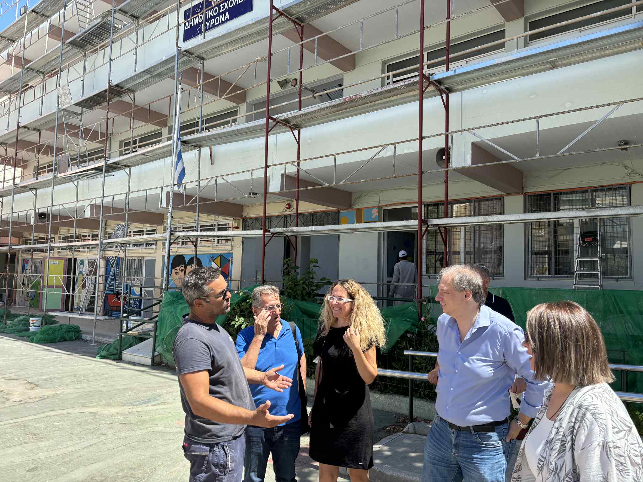 Σε εξέλιξη εργασίες στο 6ο και 7ο Δημοτικό Σχολείο Βύρωνα - Ota News ...